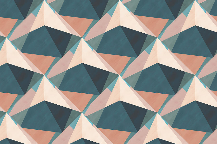 Geometric Pattern 12 Digital Art by HB Lee - Fine Art America