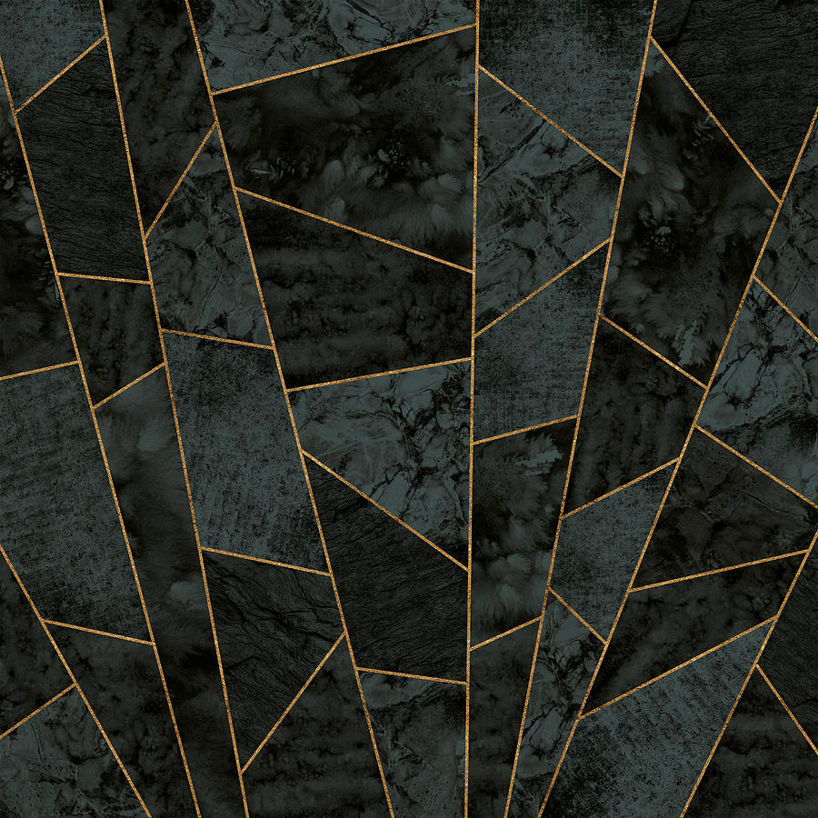 Geometric Slate Stone Pattern Digital Art by Ambience Art - Fine Art ...