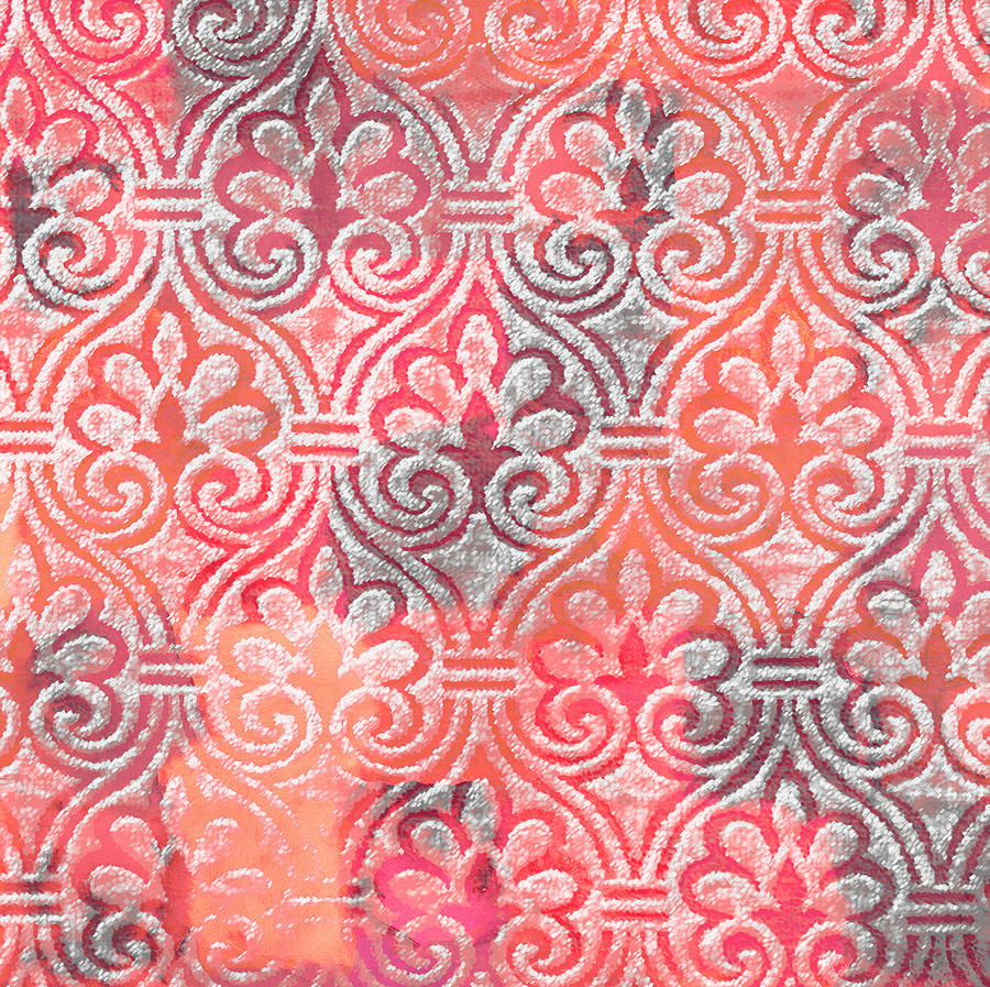 Geometry modern repeat pattern with textures Digital Art by Herbert ...