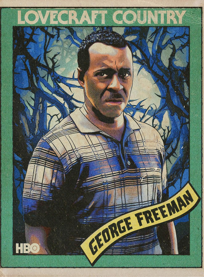 George Freeman Lovecraft country 2020 music 70s Painting by Joel Tony - Fine Art America