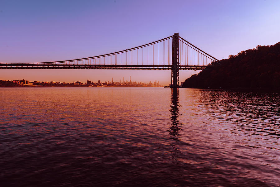 George Washington Bridge Photograph by Lance Sinclair - Fine Art America