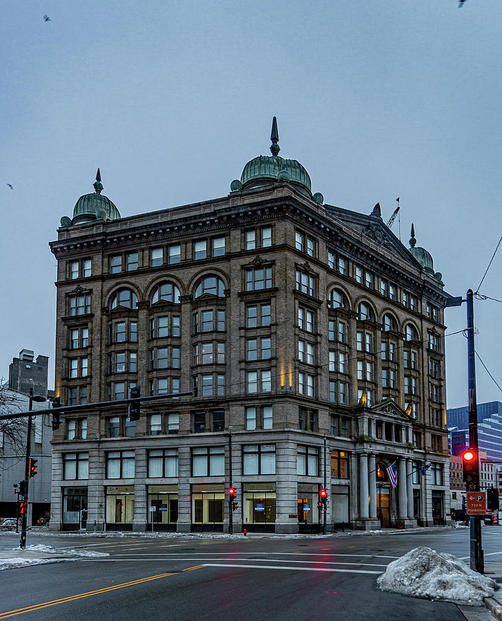 Geramnia Building wthh Piclehaube Domes Photograph by Glenn Michael ...