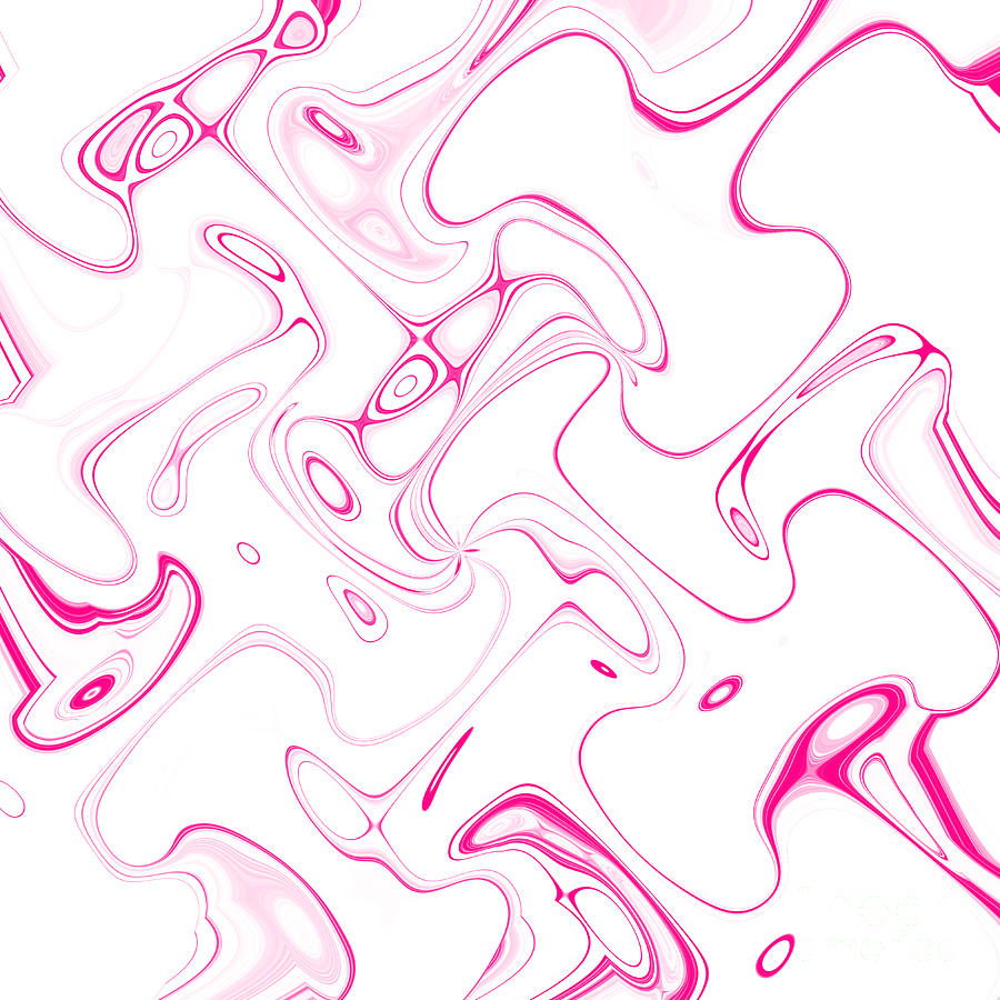 Geranium Doodles Digital Art by Jennifer Van Niekerk - Fine Art America