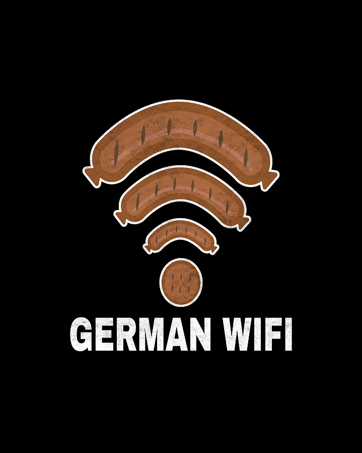 German Wifi Computer Scientist Hacker It Digital Art by Moon Tees - Pixels