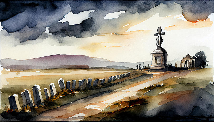 Gettysburg Valley of Death watercolor in the st fdce aad a abba by Asar ...