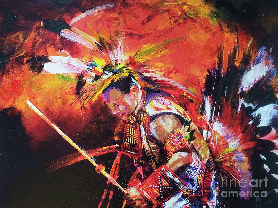 Ghost Dance Mixed Media by William Smith - Pixels