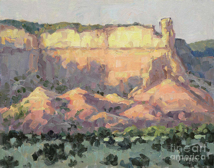 Ghost Ranch Sunset Painting by Stuart Roper - Fine Art America