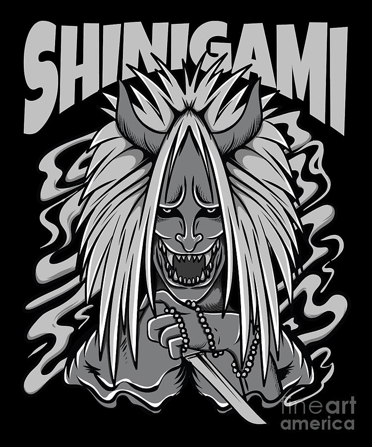 T For Men Japanese Shinigami Folklore Awesome For Movie Fans Drawing