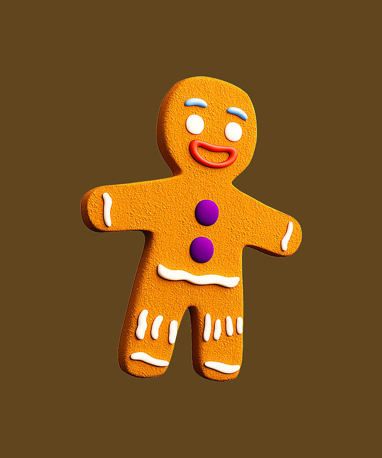 Gingerbread Man from Shrek Tapestry - Textile by Lee Brandon - Fine Art ...