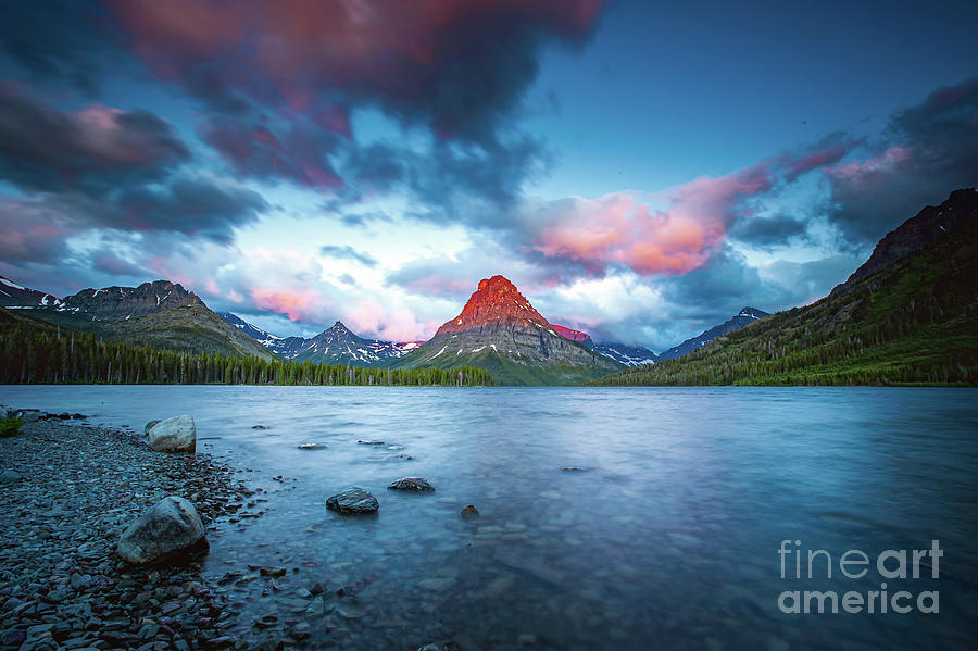 Glacier Storm over Sinopah Photograph by Tony Bynum - Fine Art America