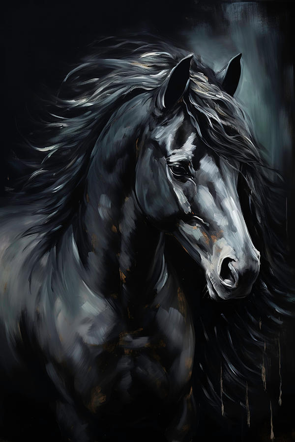 Glamour Shot Close Up Friesian Photograph by Athena Mckinzie - Pixels