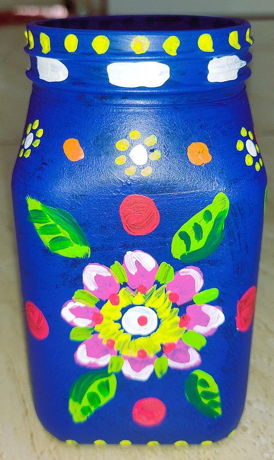 Glass Painting Painting by Sudha Sharma - Fine Art America