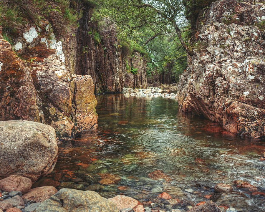 Glencoe Gorge Photograph by Ray Devlin - Fine Art America
