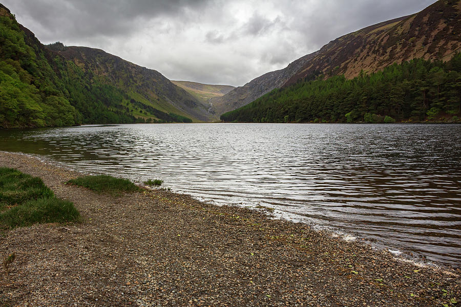 Glendalough the valley of the two lakes Photograph by Jordi Carrio ...