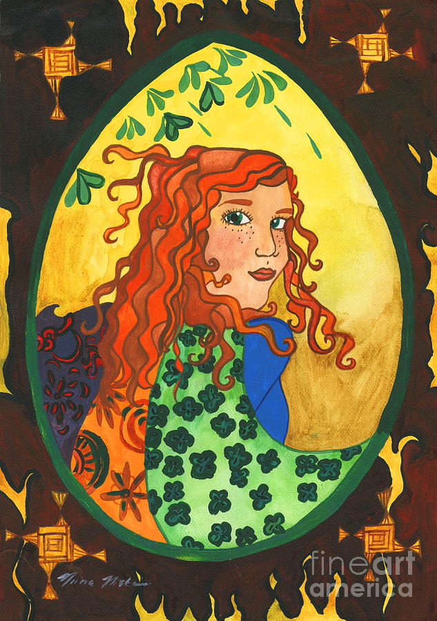 Goddess Brigid Painting by Niina Niskanen - Fine Art America