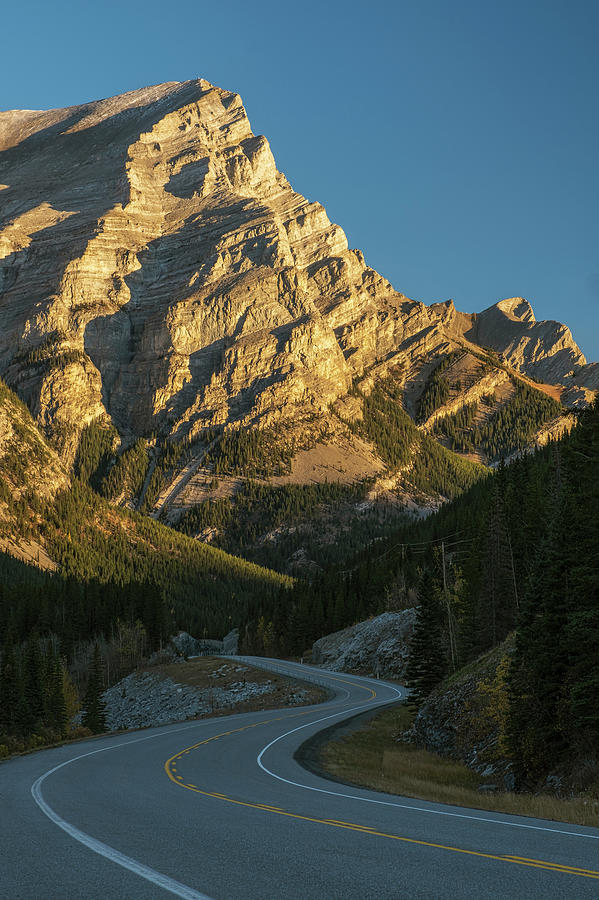Going Through The Canadian Rockies Fall Sunrise Photograph By Yves