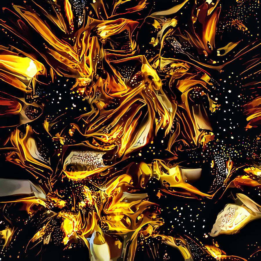 Golden Creativity Digital Art by Acr Acr - Fine Art America