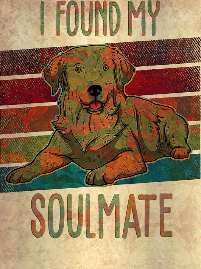 Golden Retriever Goldie Dog Men Woman Retrievers Digital Art by Clint McLaughlin - Fine Art America