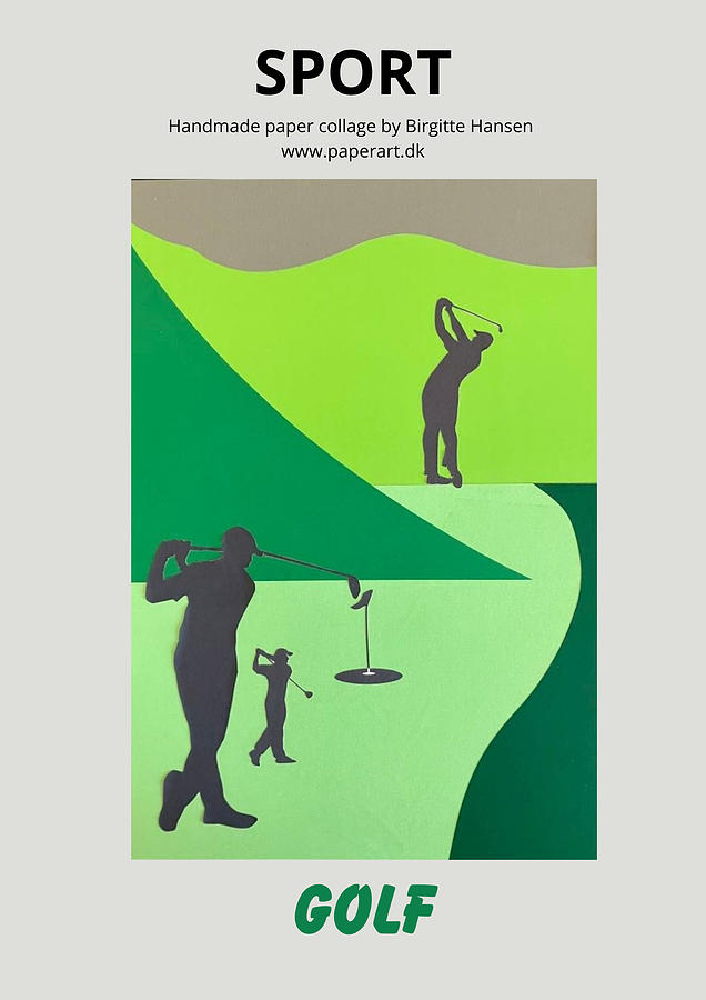 Golf Digital Art by Birgitte Hansen - Fine Art America