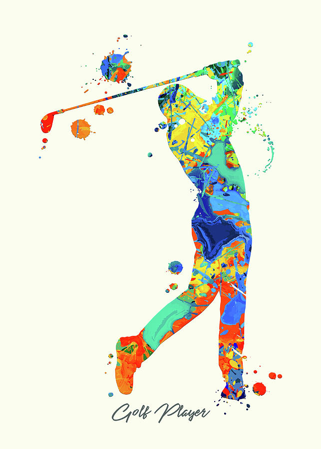Golf Player Digital Art by Gambrel Temple - Fine Art America