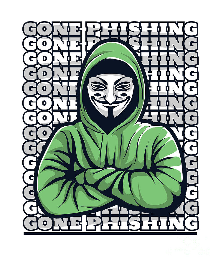 Gone Phishing Ethical Hacking White Hat Black Hat Hacker Digital Art by ...