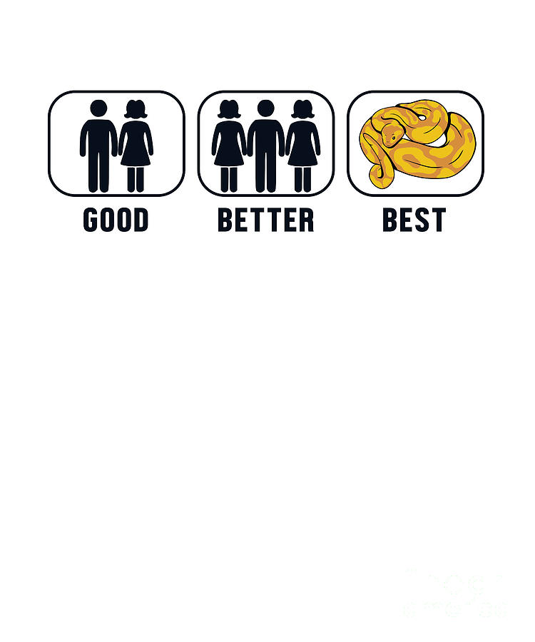Good Better Best Banana Ball Python Banana Ball Python Digital Art by ...