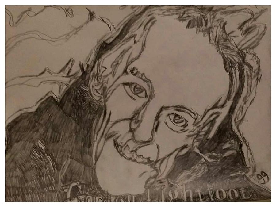 Gordon Lightfoot Gg Pencil Drawing By Gg Bailey Artwork 48