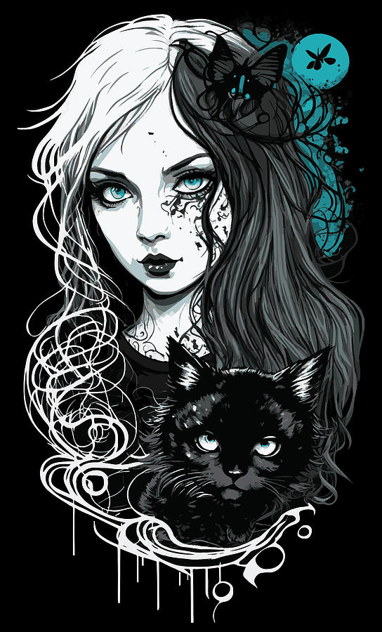 Goth Girl 2 Digital Art By Worlds Of Fantasy Fine Art America