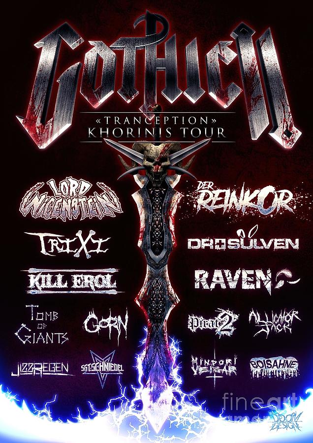 Gothic II Tranception Khorinis Tour Painting by Lee Jasmine - Fine Art America