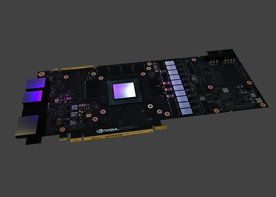 Gpu Pcb Digital Art by Sam Arnold - Pixels