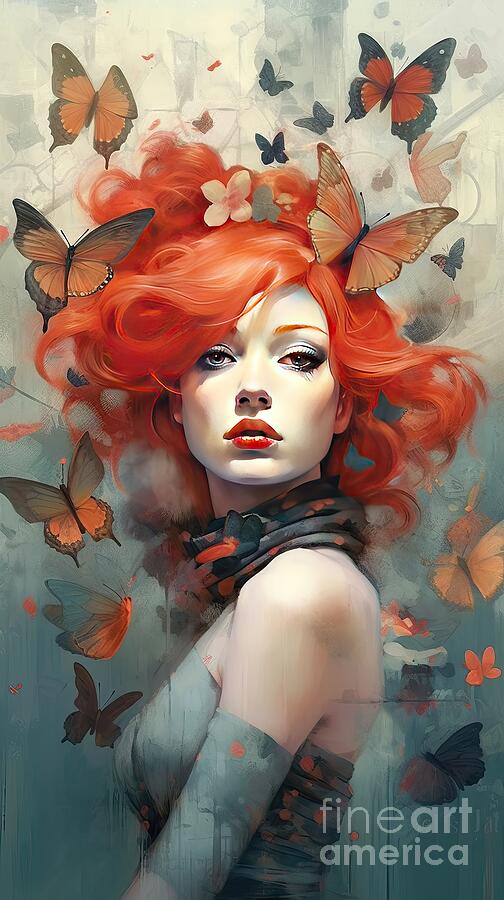 Graceful Flutter Digital Art by Simone Edward Artwork - Fine Art America