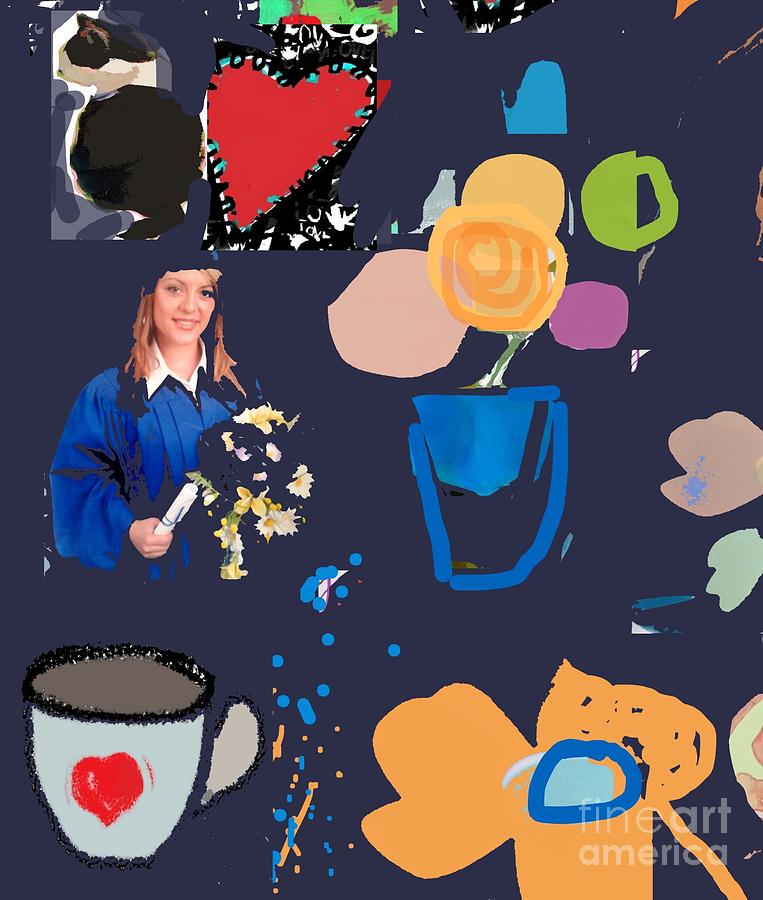 Graduation - collage art by Vesna Antic Mixed Media by Vesna Antic ...