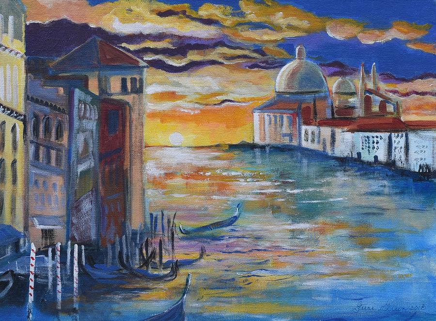 Grand Canal Painting by Geraldine Green - Fine Art America