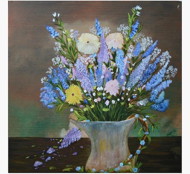 Grandma's Vase Painting by Monica Hebert - Fine Art America