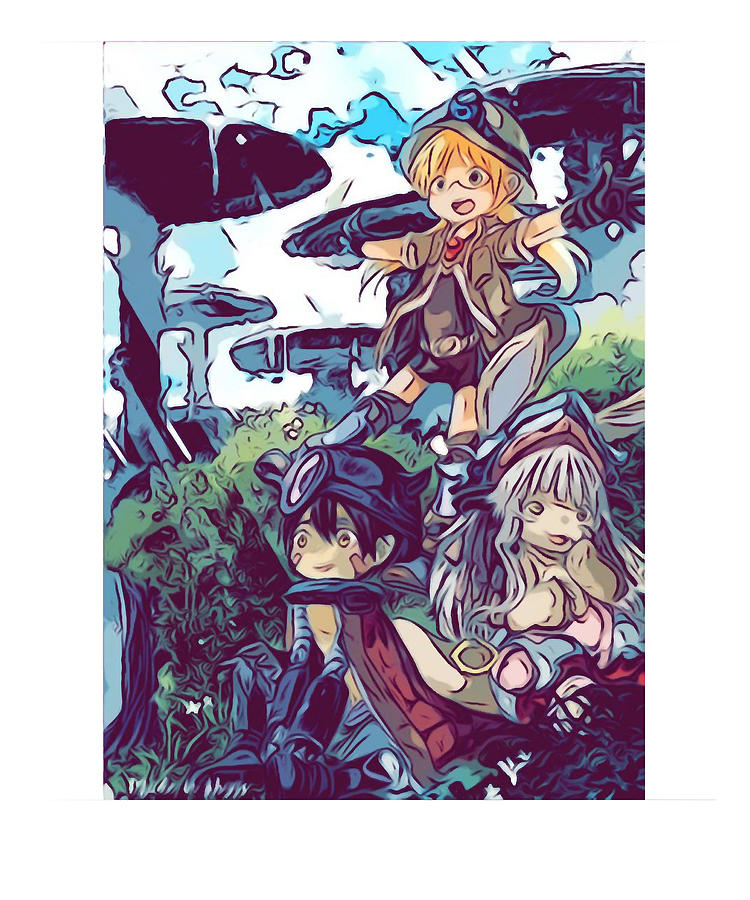 Graphic Made In Abyss Reg Riko And Nanachi Sketch Digital Art By Made