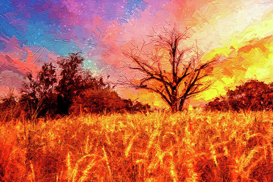 Grassland Landscape Digital Art by Albert Loo - Fine Art America