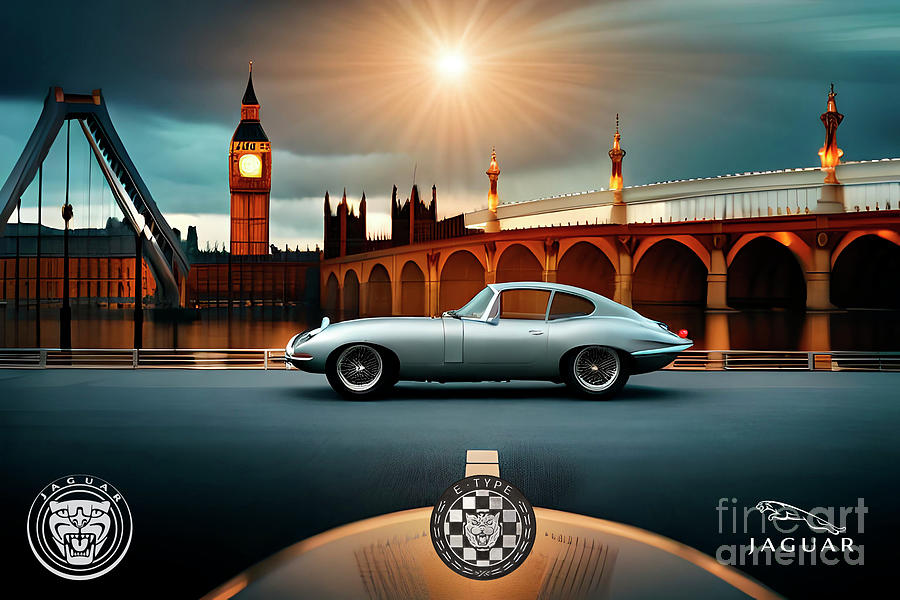 Gray E Type Digital Art by Gabriel Cusmir - Fine Art America