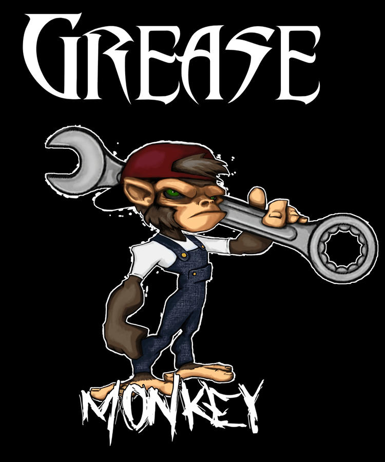 Grease Monkey 80s Painting by Emily Paul - Pixels