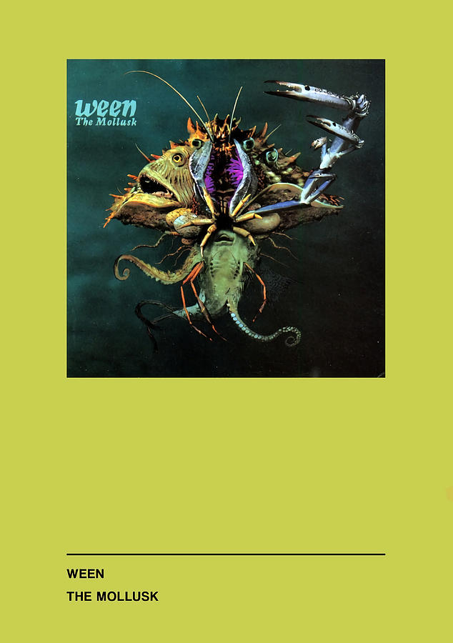 GREEN MOLLUSK Poster stars Painting by Phillips Thomas - Fine Art America