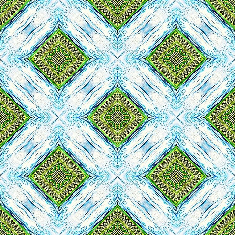Green ornate pattern Digital Art by Kevin Smith - Fine Art America