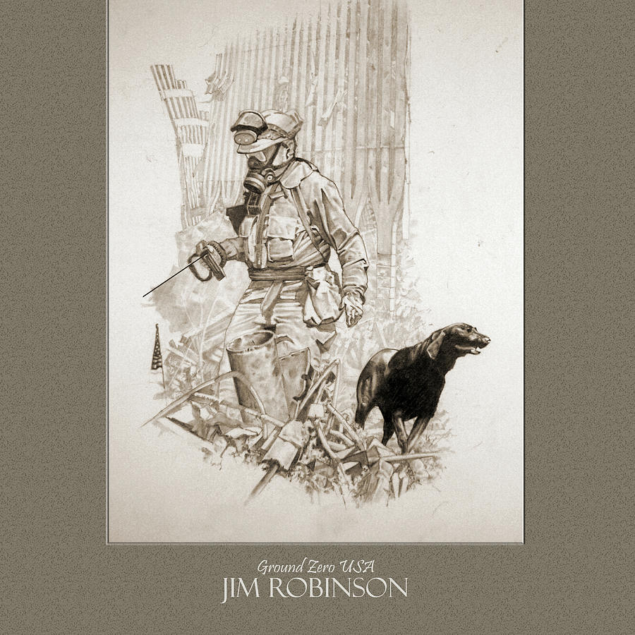 Ground Zero logo Drawing by James Robinson - Fine Art America