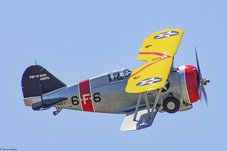 Grumman F3F-2 Bi-plane Photograph by Tommy Anderson - Pixels