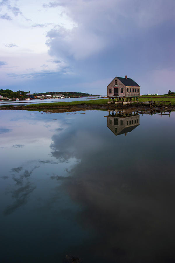 Grumpy Fish Shack Reflection Photograph by Jennifer Egan - Fine Art America