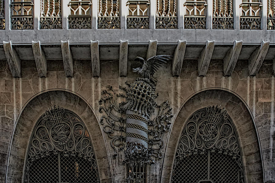 Guell Palace a private residence designed by th Photograph by Vladimir ...
