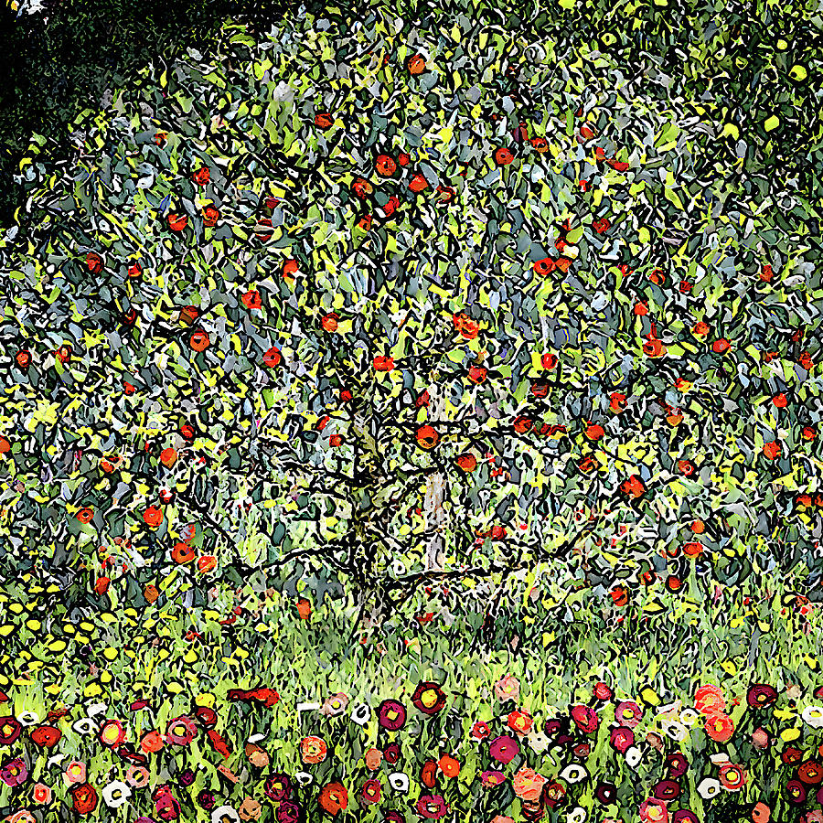 Gustav Klimt - Apple Tree Painting by Jon Baran - Pixels
