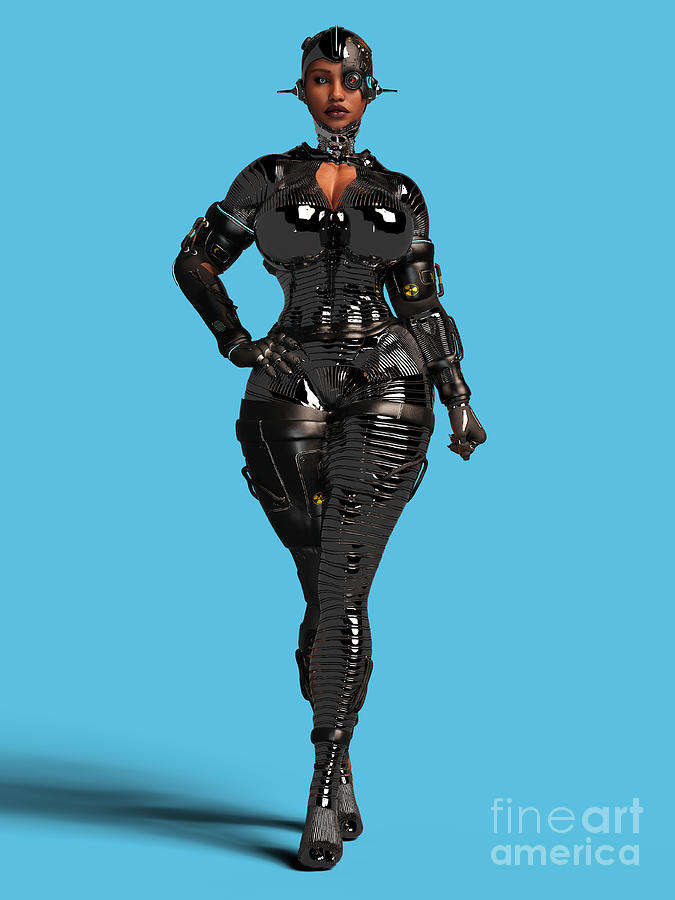 Gynoid Digital Art by DivergentArt GB - Fine Art America