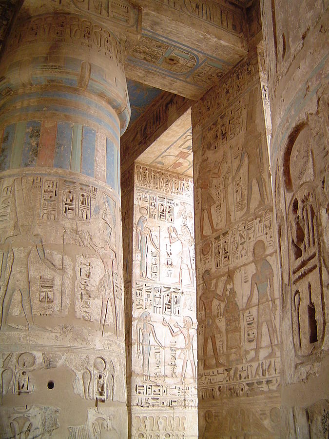 Habu temple. Egypt Photograph by Francisco Capilla Hervas - Pixels