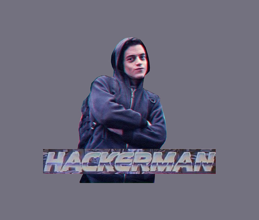 HACKERMAN Mr Robot Classic Painting by Tracy Turner