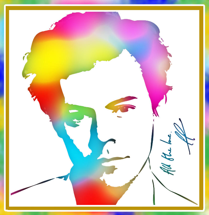 Harry Style With Signature Fan Art Digital Art By Kodang Lala Fine