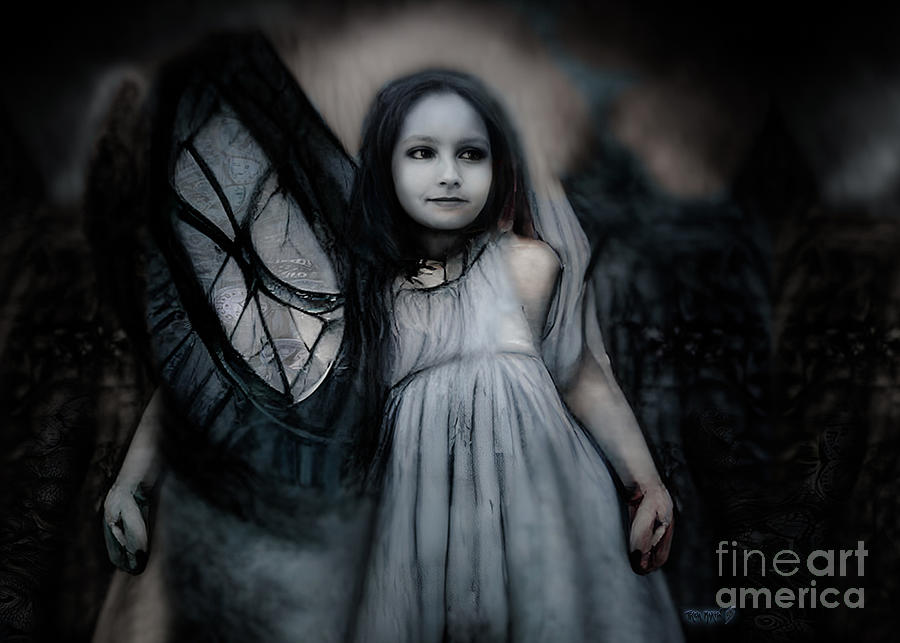 Haunting Ghost Girl Mixed Media by Tricia Martin - Fine Art America